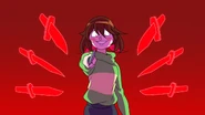 Chara (Frisk vs Chara, Undertale animation) | Villains Fanon Wiki | Fandom