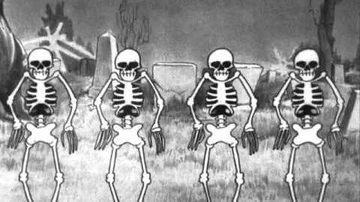dancing skeleton greyfriars