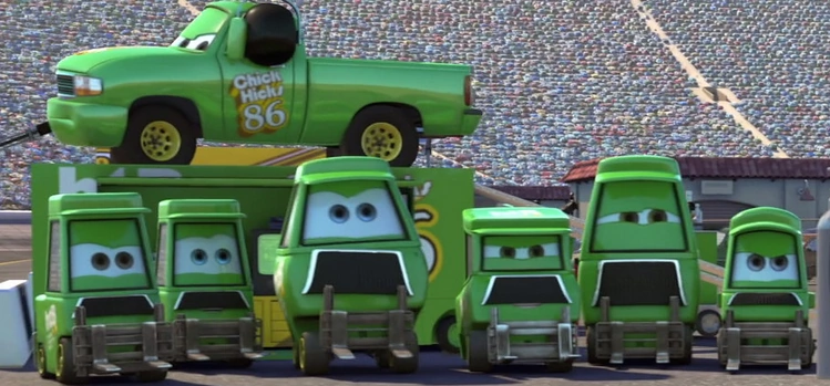 Chick Hicks' Pit Crew | Disney Versus Non-Disney Villains Wiki | Fandom