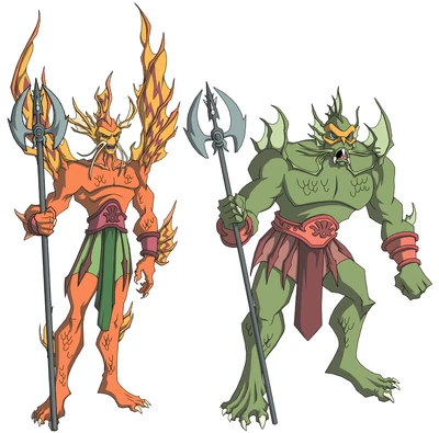 Mer-Man's Guards | Disney Versus Non-Disney Villains Wiki | Fandom