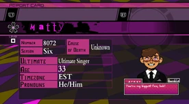 Matty | VillainVivor Wiki | Fandom