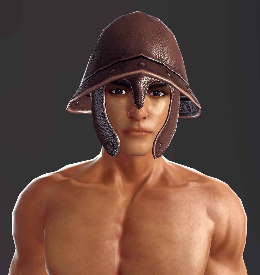 Studded Leather Helm - Official Vindictus Wiki