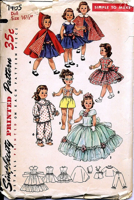 Simplicity 1405 | Vintage Sewing Patterns | Fandom