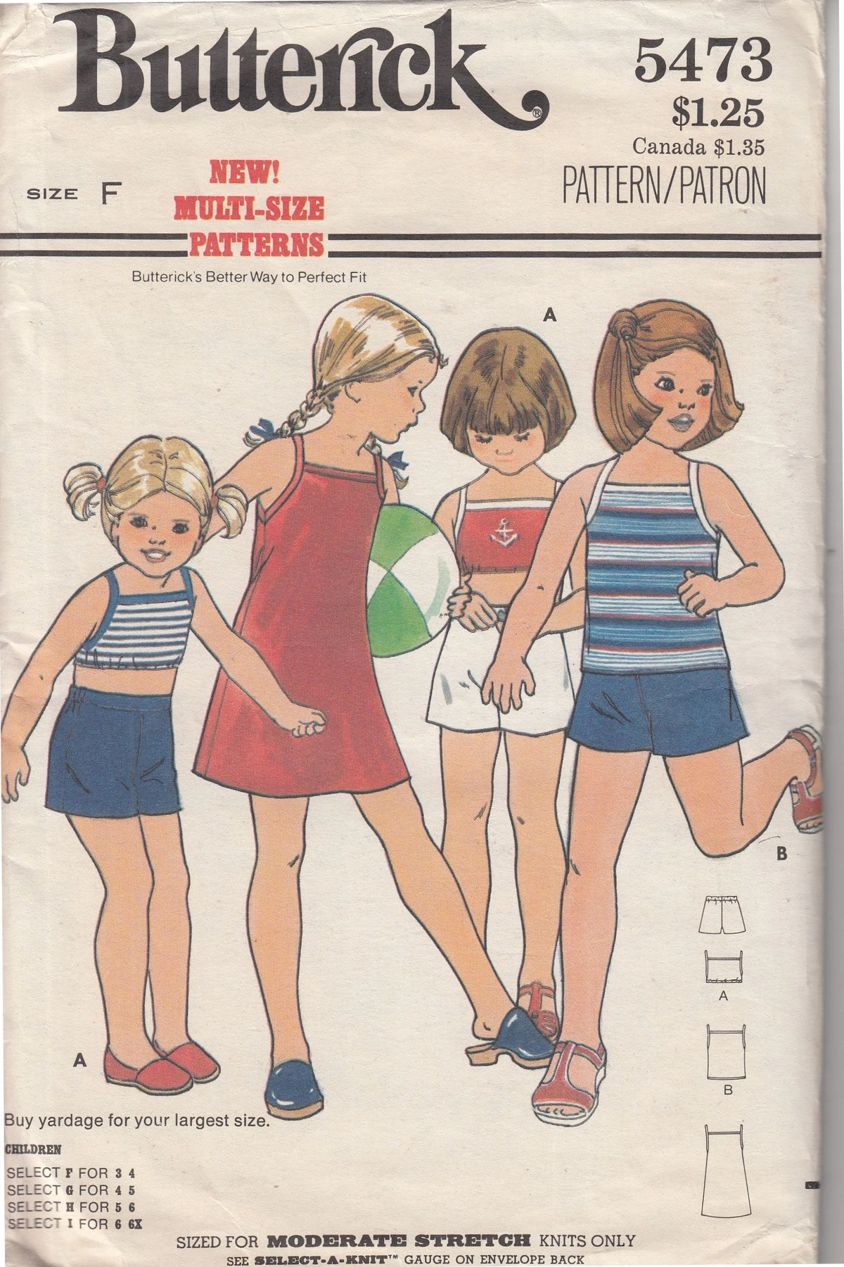 Butterick 5473 A | Vintage Sewing Patterns | Fandom