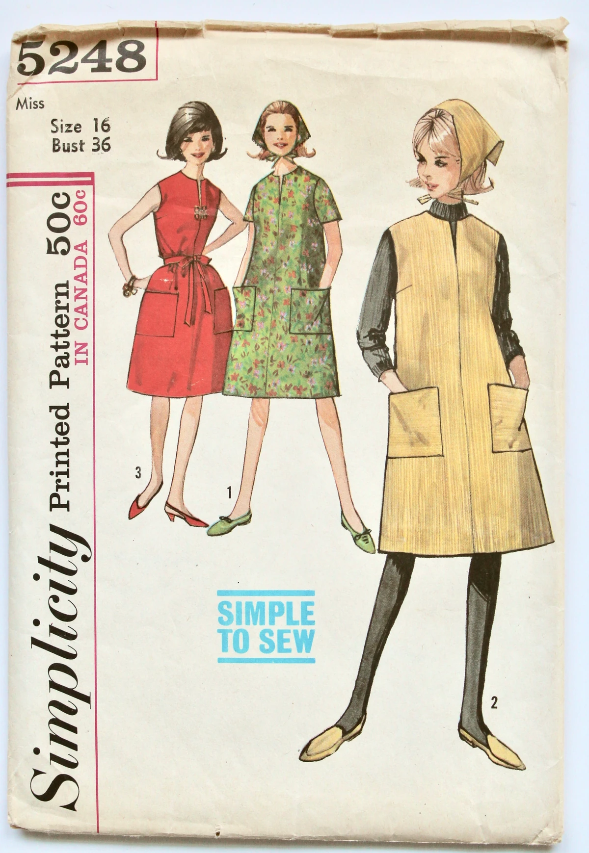 Simplicity 5248 B | Vintage Sewing Patterns | Fandom