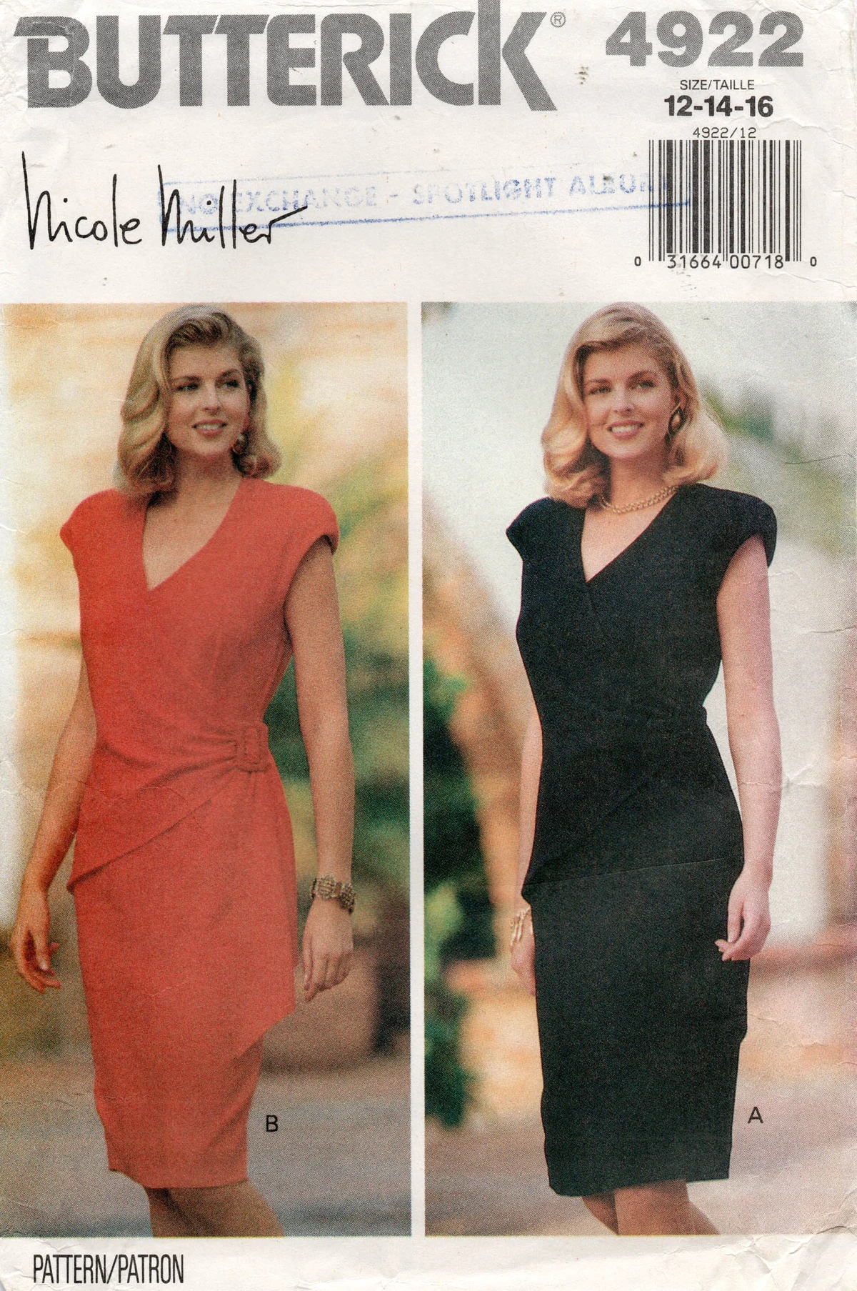 Butterick 4922 A | Vintage Sewing Patterns | Fandom