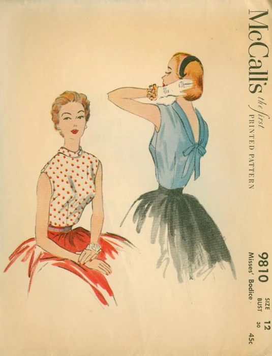McCall's 9810 | Vintage Sewing Patterns | Fandom