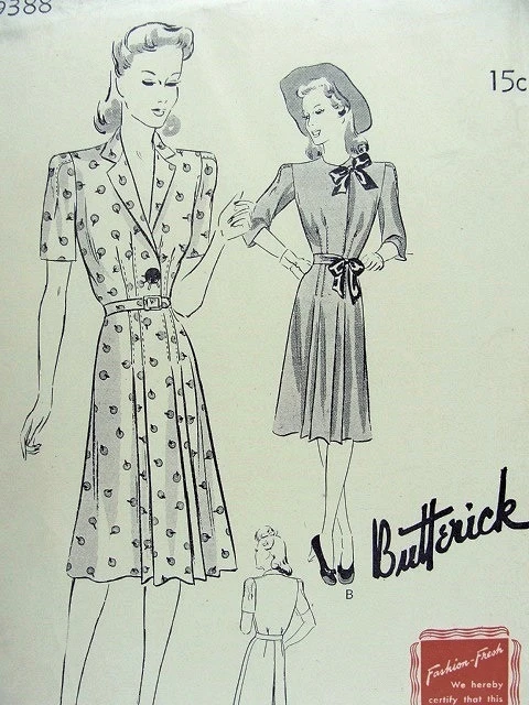 Butterick 9388 A | Vintage Sewing Patterns | Fandom