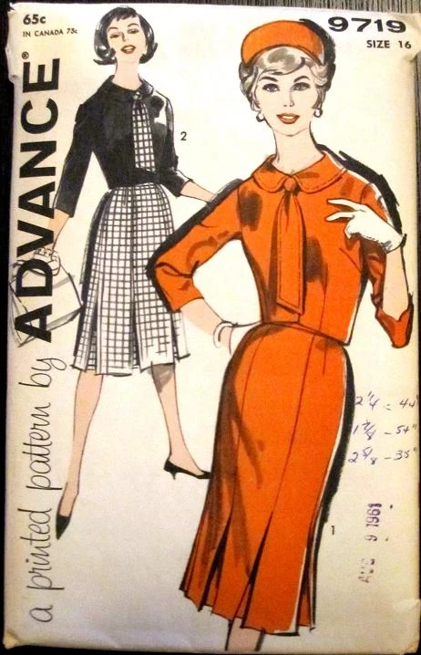 Advance 9719 | Vintage Sewing Patterns | Fandom
