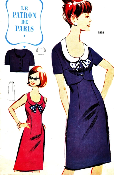 Le Patron de Paris 2595 | Vintage Sewing Patterns | Fandom