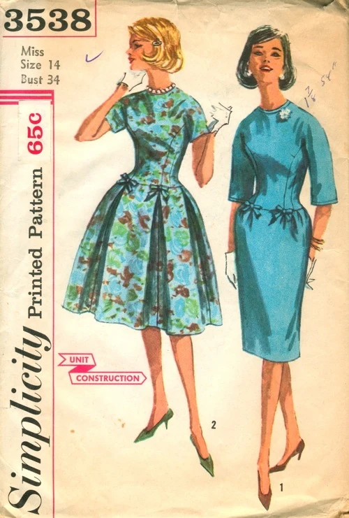 Simplicity 3538 A | Vintage Sewing Patterns | Fandom