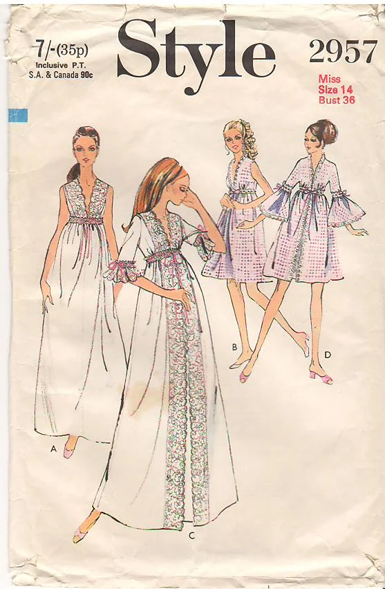 Style 2957 | Vintage Sewing Patterns | Fandom