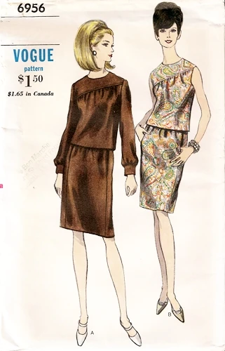 Vogue 6956 | Vintage Sewing Patterns | Fandom