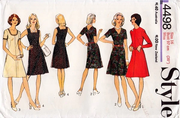 Style 4498 | Vintage Sewing Patterns | Fandom