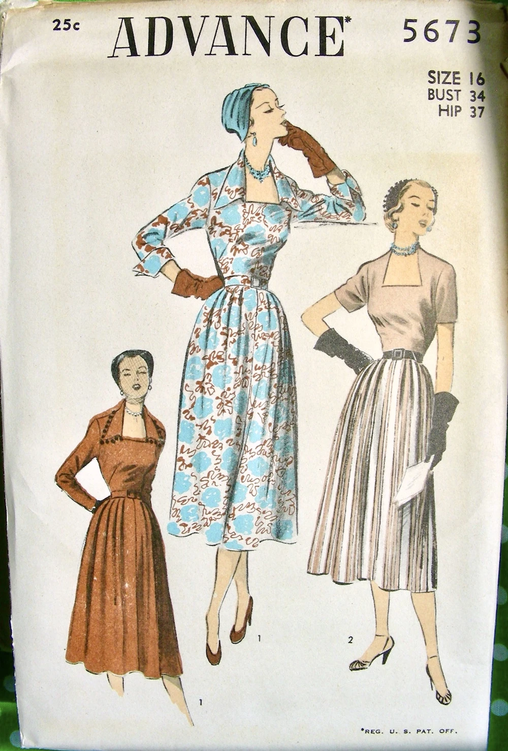 Advance 5673 | Vintage Sewing Patterns | Fandom