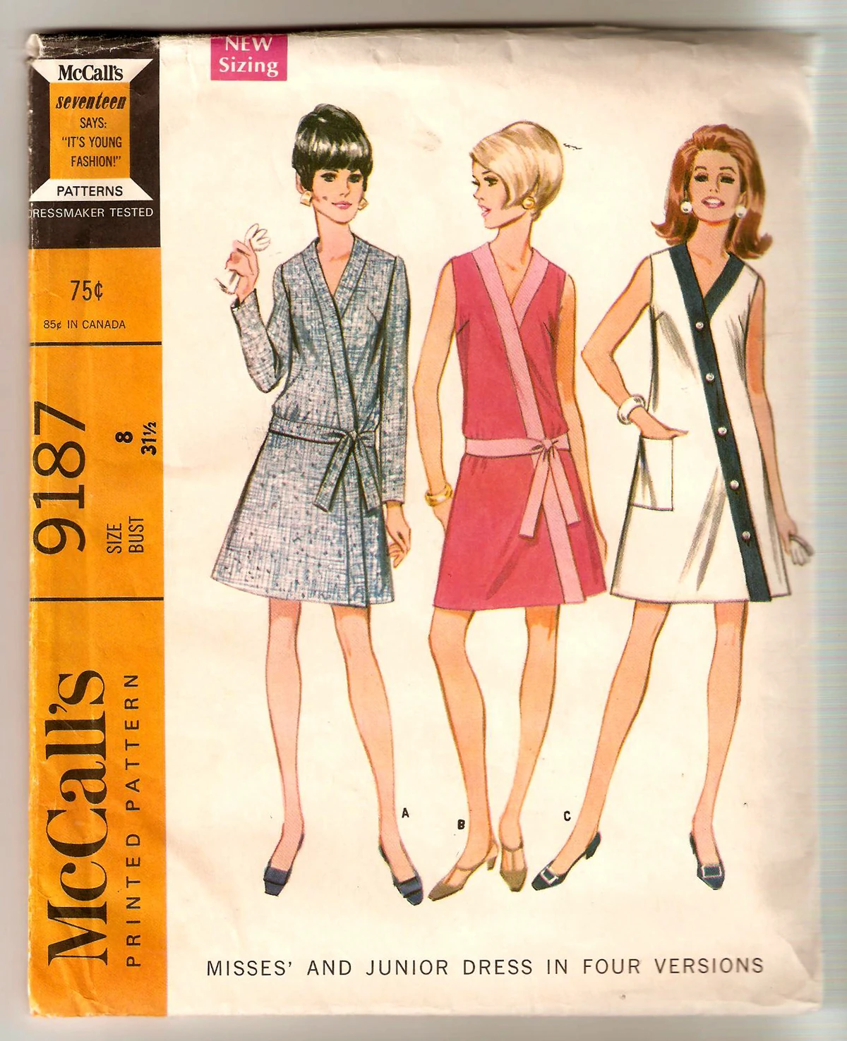 McCall's 9187 | Vintage Sewing Patterns | Fandom