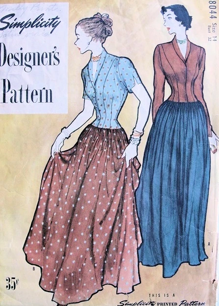 Simplicity 8044 A | Vintage Sewing Patterns | Fandom