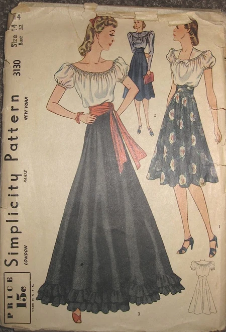 Simplicity 3130 | Vintage Sewing Patterns | Fandom