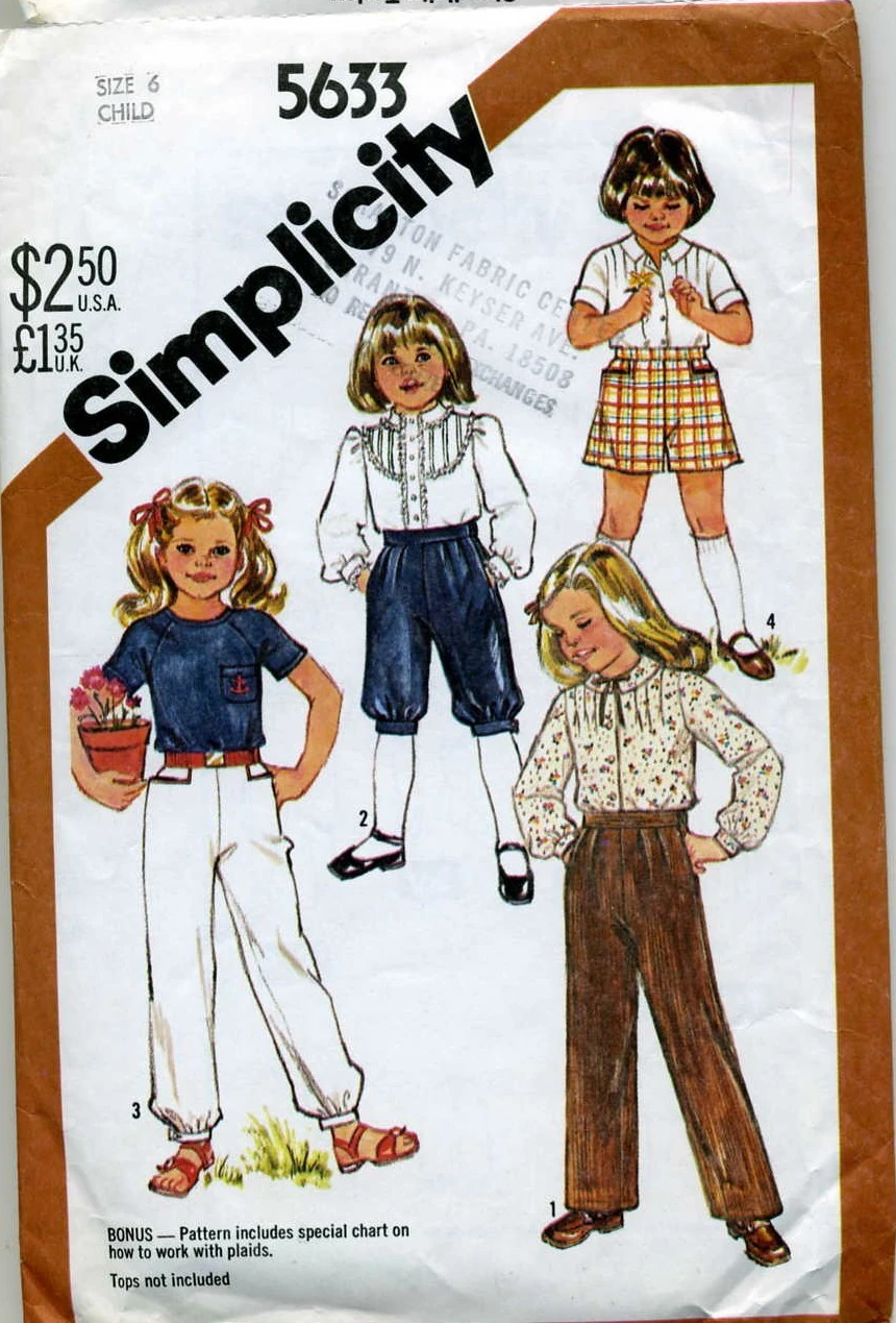 Simplicity 5633 B | Vintage Sewing Patterns | Fandom