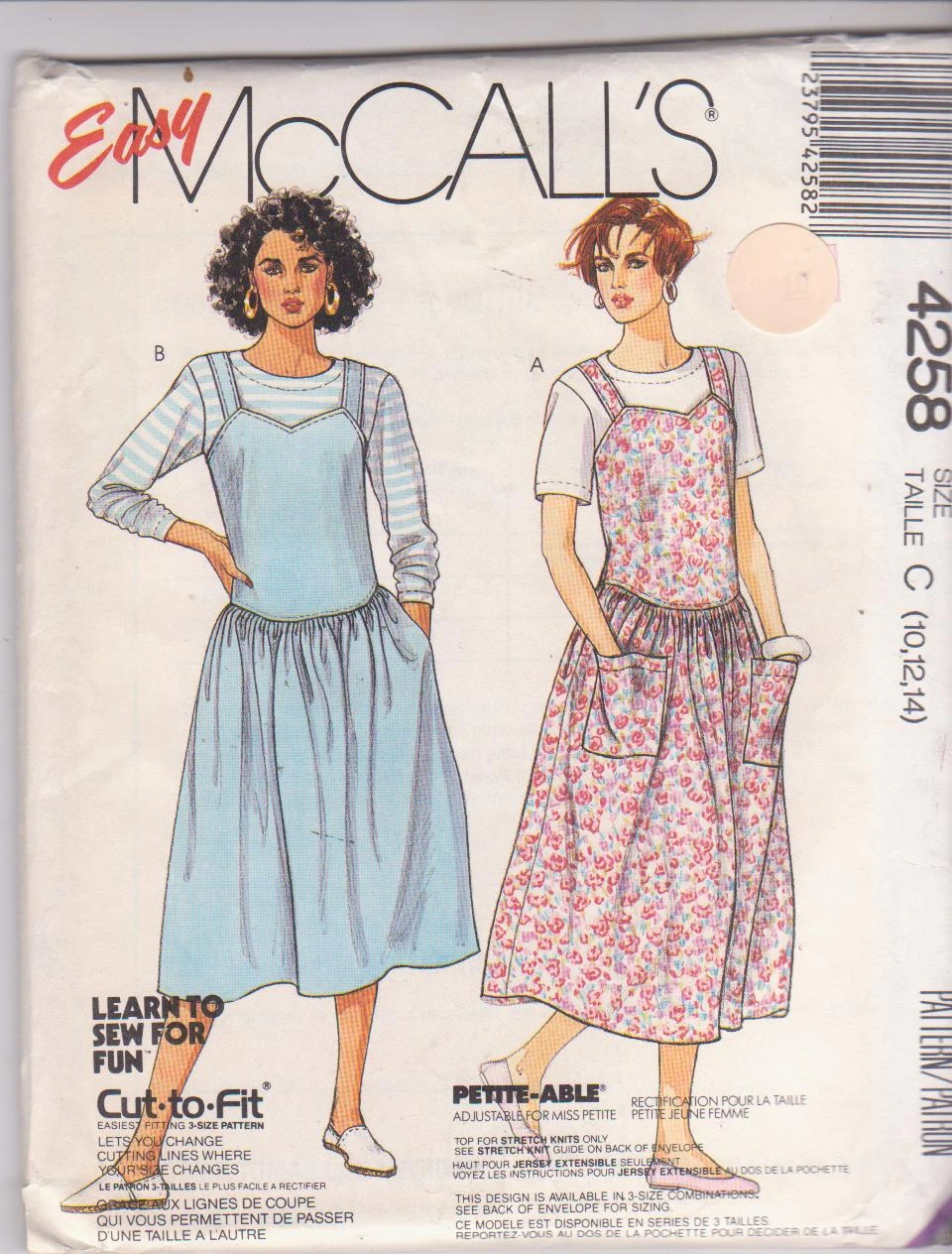 McCall's 4258 A | Vintage Sewing Patterns | Fandom