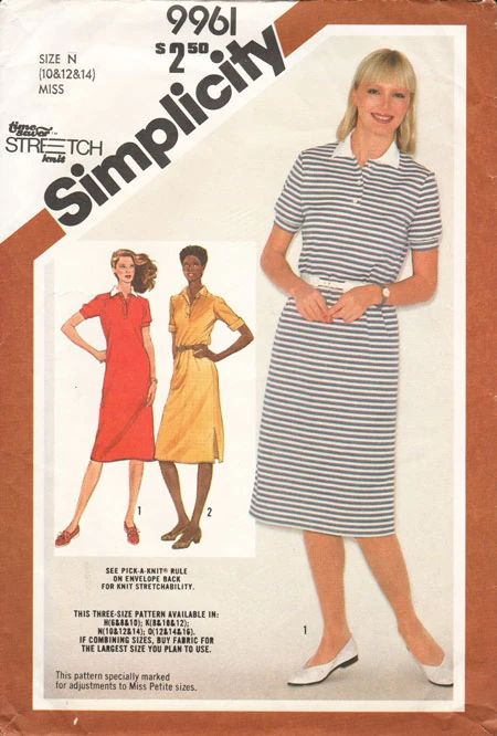 Simplicity 9961 A | Vintage Sewing Patterns | Fandom