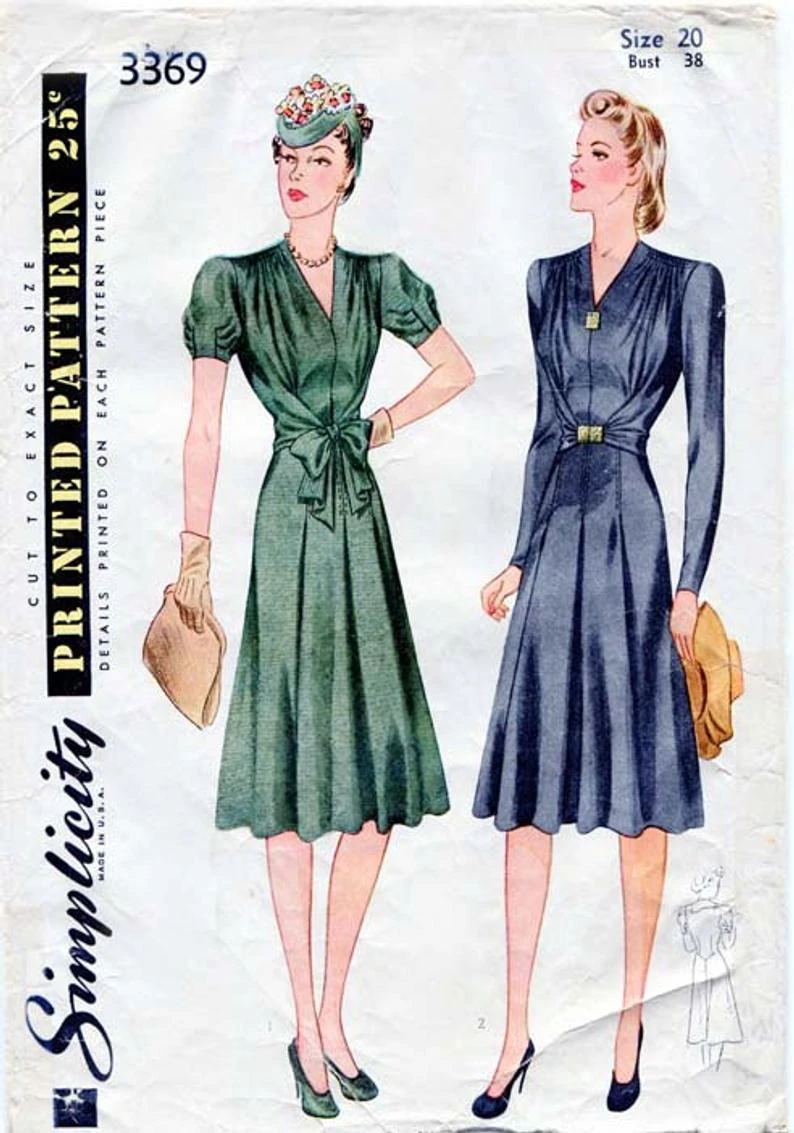 Simplicity 3369 C | Vintage Sewing Patterns | Fandom