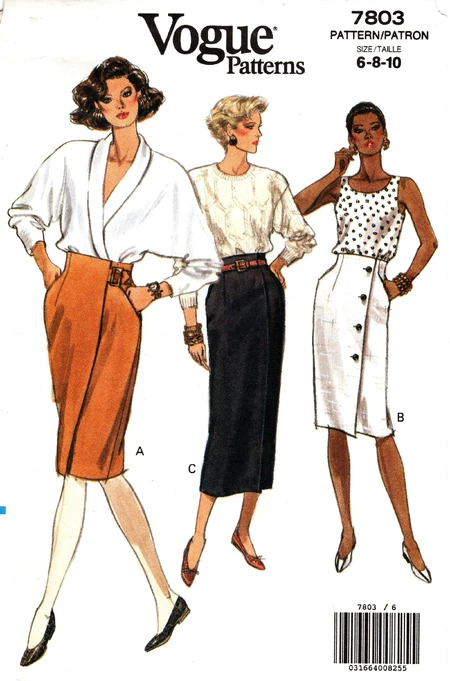 Vogue 7803 C | Vintage Sewing Patterns | Fandom