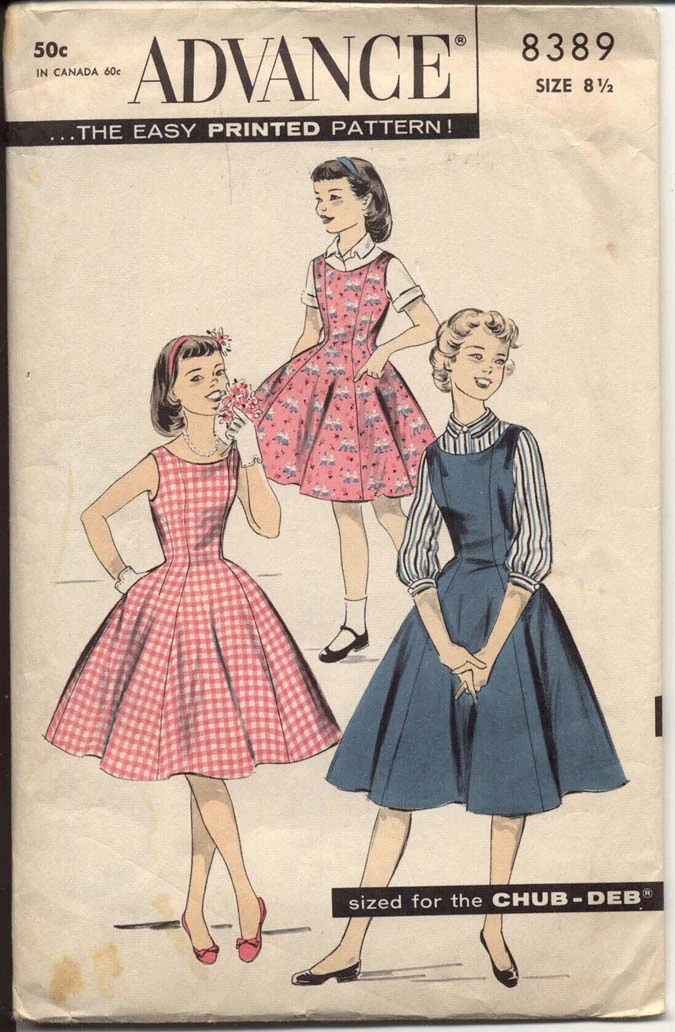 Advance 8389 | Vintage Sewing Patterns | Fandom