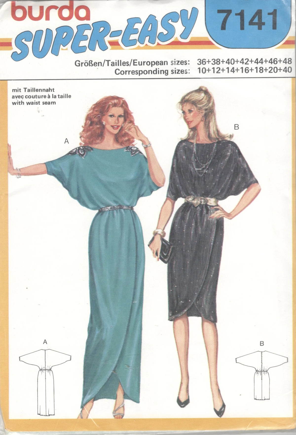 Burda 7141 | Vintage Sewing Patterns | Fandom