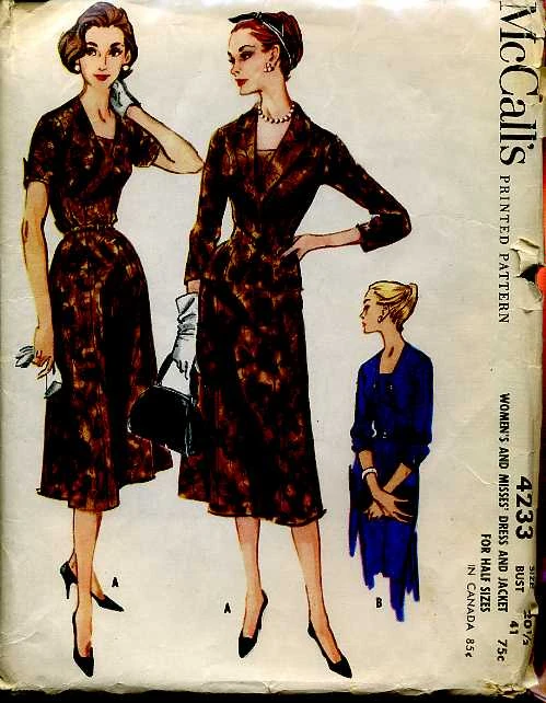 McCall's 4233 A | Vintage Sewing Patterns | Fandom