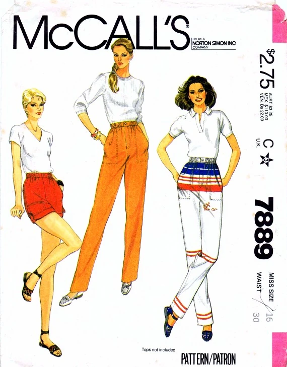 McCall's 7889 | Vintage Sewing Patterns | Fandom