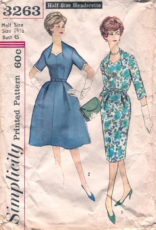 Simplicity 3263 B | Vintage Sewing Patterns | Fandom