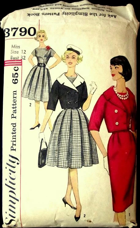 Simplicity 3790 A | Vintage Sewing Patterns | Fandom