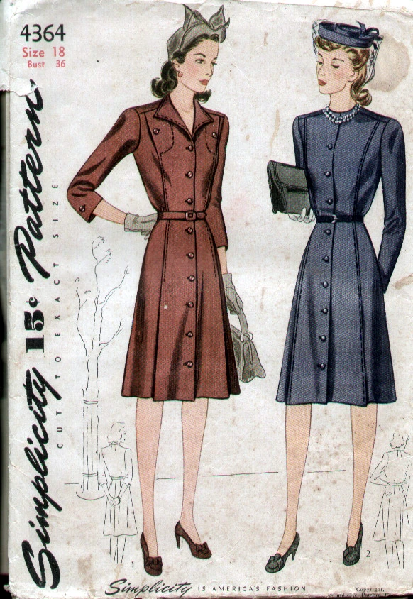 Simplicity 4364 | Vintage Sewing Patterns | Fandom