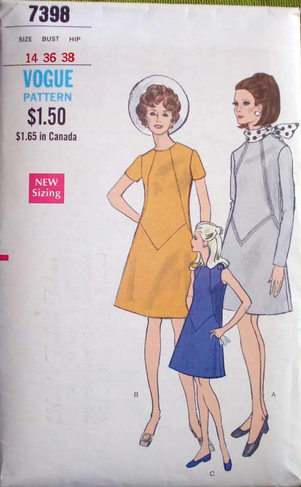 Vogue 7398 | Vintage Sewing Patterns | Fandom