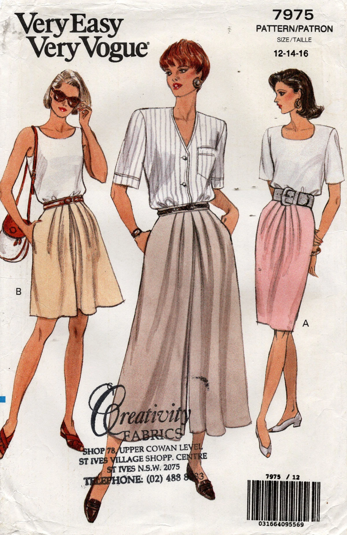 Vogue 7975 B | Vintage Sewing Patterns | Fandom