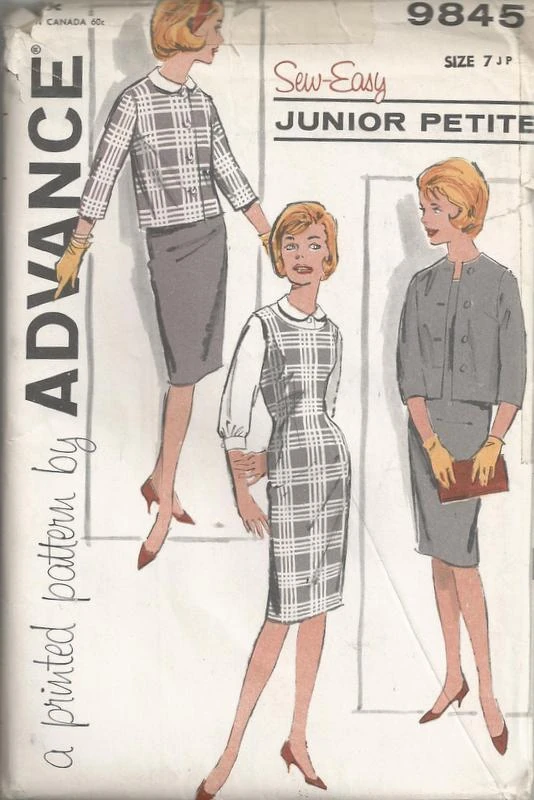 Advance 9845 | Vintage Sewing Patterns | Fandom