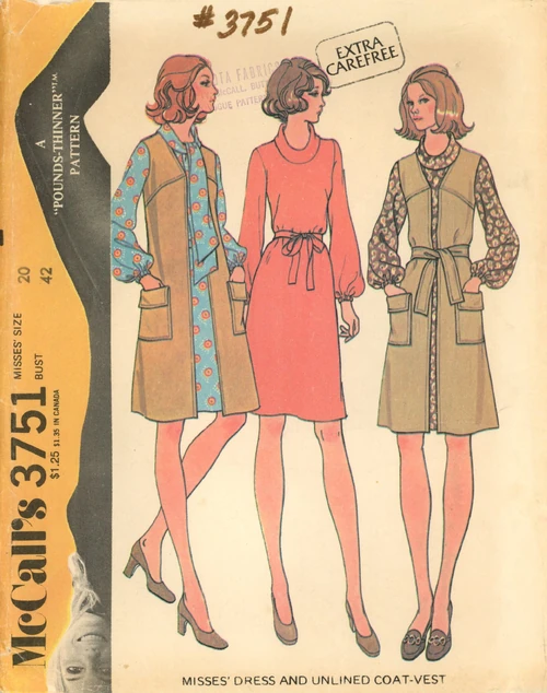 McCall's 3751 A | Vintage Sewing Patterns | Fandom