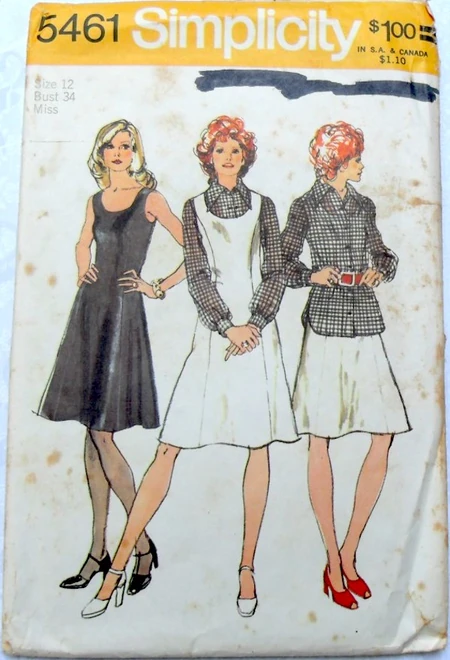 Simplicity 5461 | Vintage Sewing Patterns | Fandom