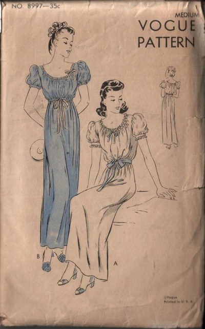 Vogue 8997 A | Vintage Sewing Patterns | Fandom