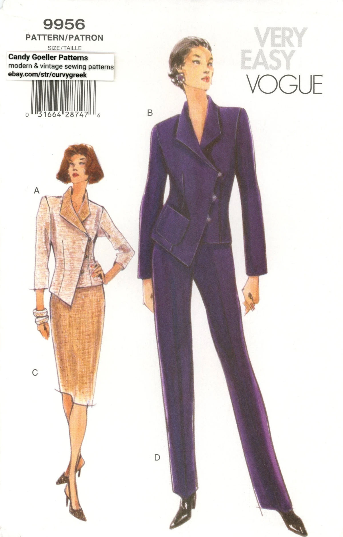 Vogue 9956 C | Vintage Sewing Patterns | Fandom