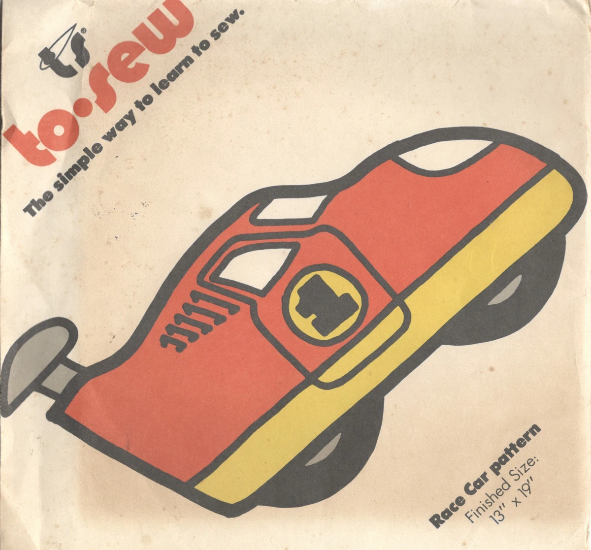 To-Sew Race Car | Vintage Sewing Patterns | Fandom