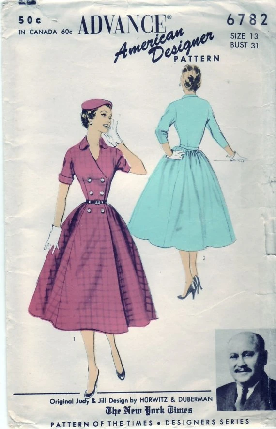 Advance 6782 | Vintage Sewing Patterns | Fandom