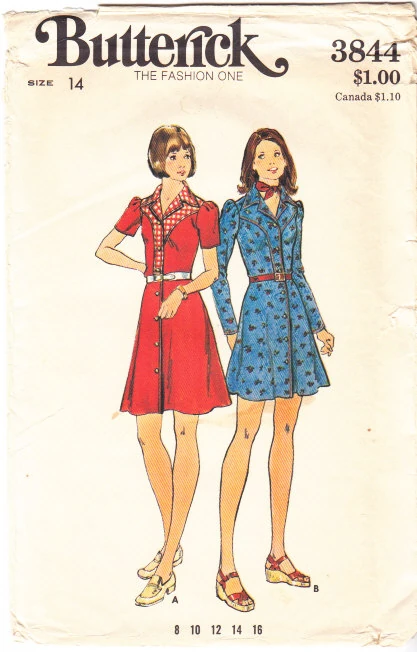 Butterick 3844 A | Vintage Sewing Patterns | Fandom