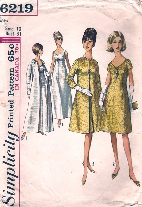 Simplicity 6219 A | Vintage Sewing Patterns | Fandom