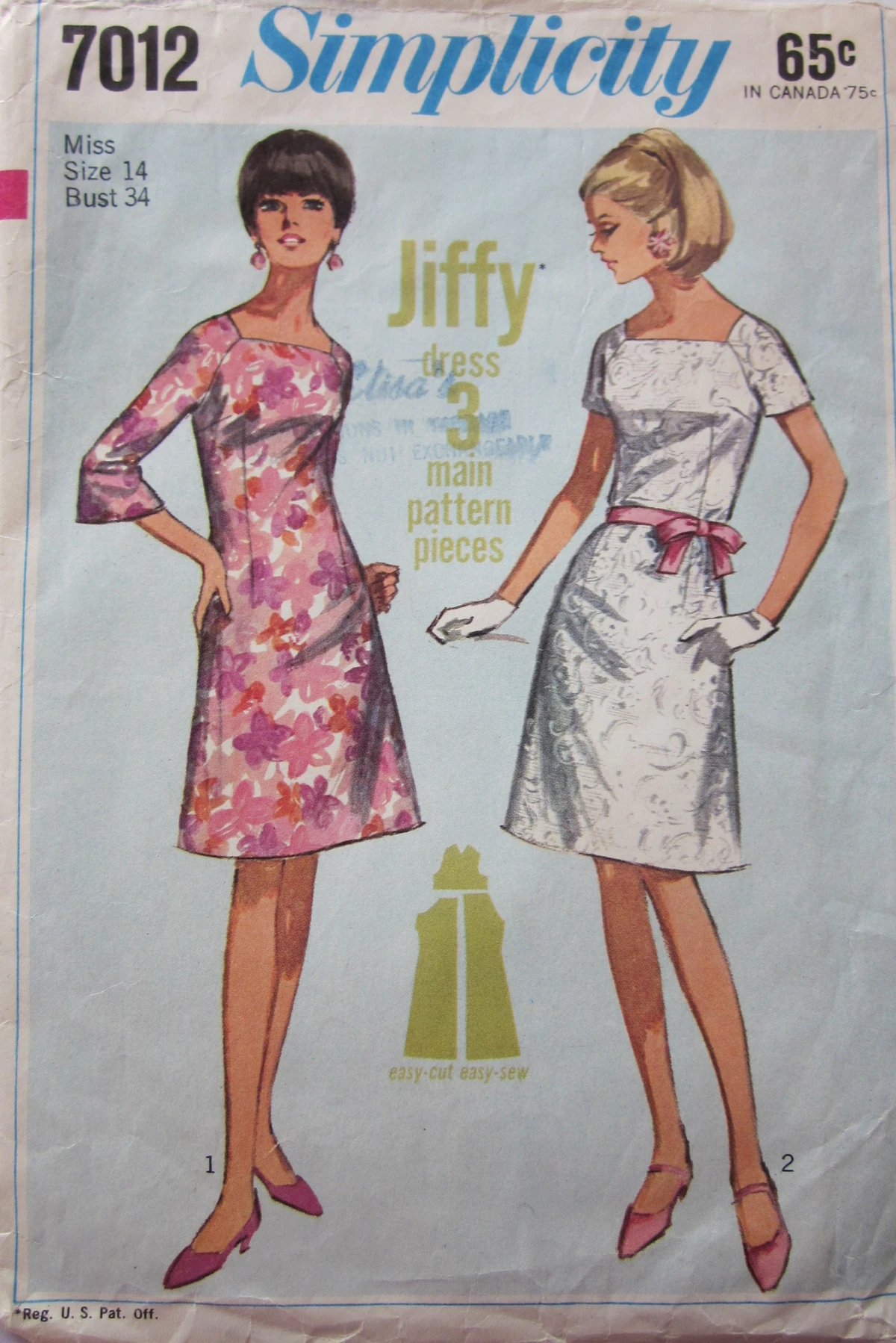 Simplicity 7012 | Vintage Sewing Patterns | Fandom