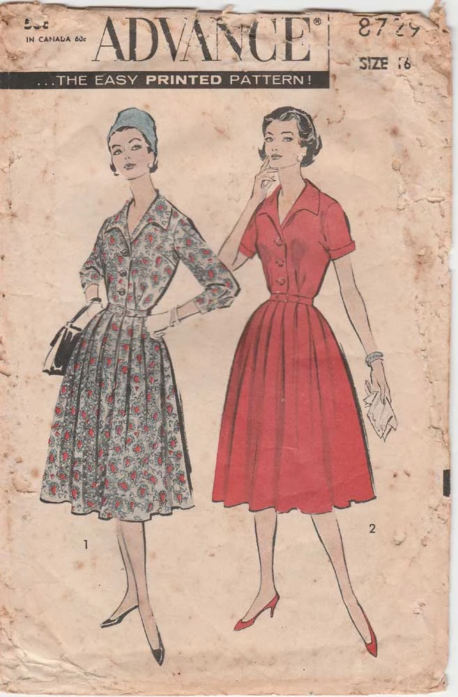 Advance 8729 | Vintage Sewing Patterns | Fandom