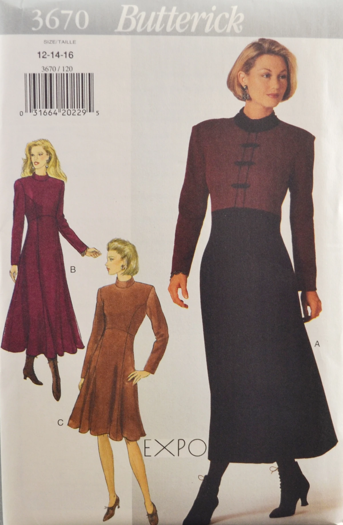 Butterick 3670 C | Vintage Sewing Patterns | Fandom
