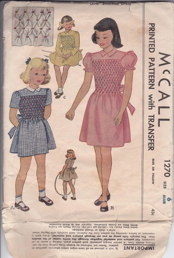 McCall 1270 | Vintage Sewing Patterns | Fandom