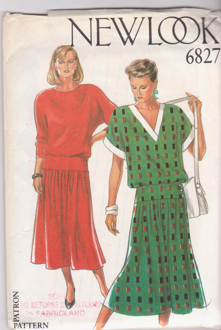 New Look 6827 | Vintage Sewing Patterns | Fandom